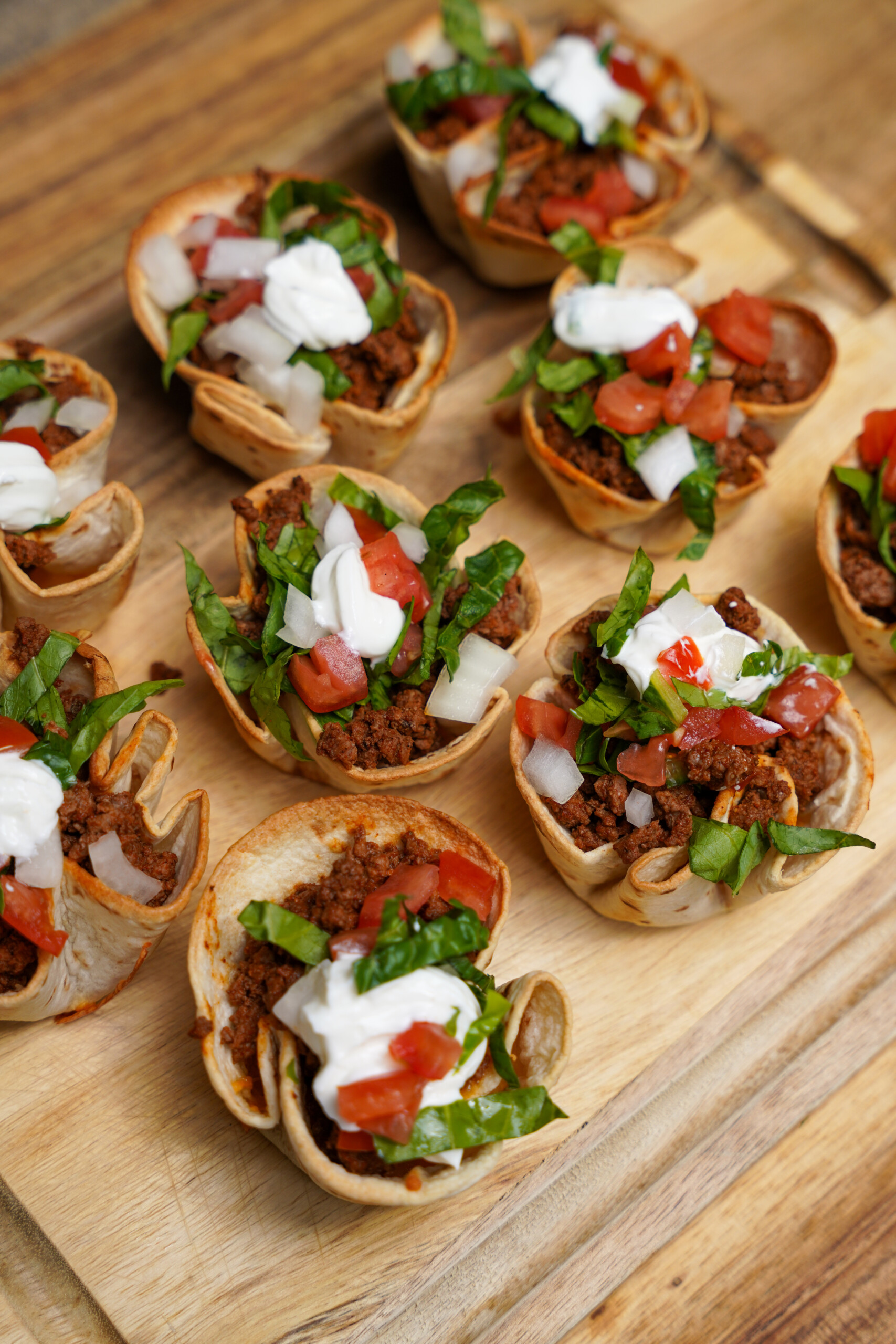 Easy Cheesy Venison Taco Cups - JennDanella.com